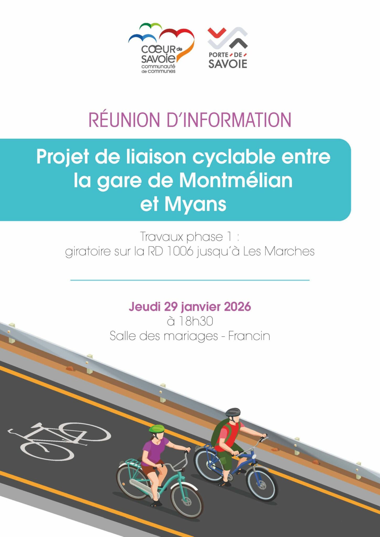 Réunion publique : Projet de liaison cyclable entre la gare de ...